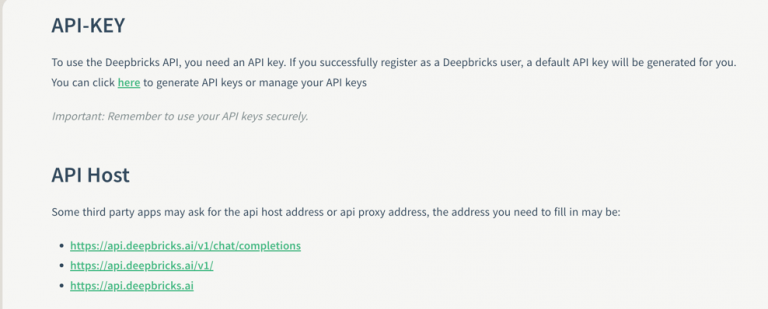 深入了解 DeepBricks.ai：经济实惠的 人工智能 API 接口解决方案，与 ChatGPT-Next-Web 完美结合